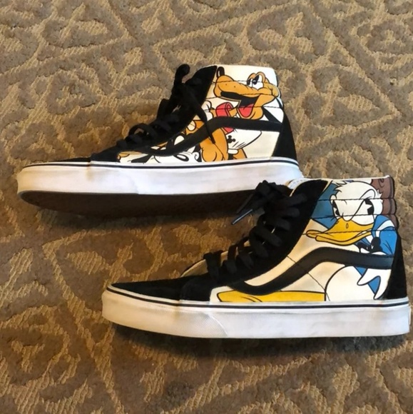 Vans | Shoes | Disney Mickey Goofy Pluto Donald Duck Vans Men5 | Poshmark